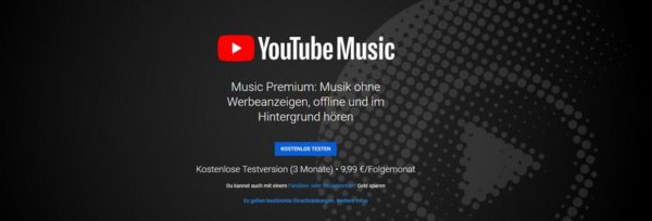YouTube Music kostenlos testen: 3 Monate gratis sichern