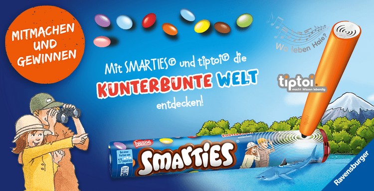 Smarties Gewinnspiel: Chance auf Naschpaket sichern
