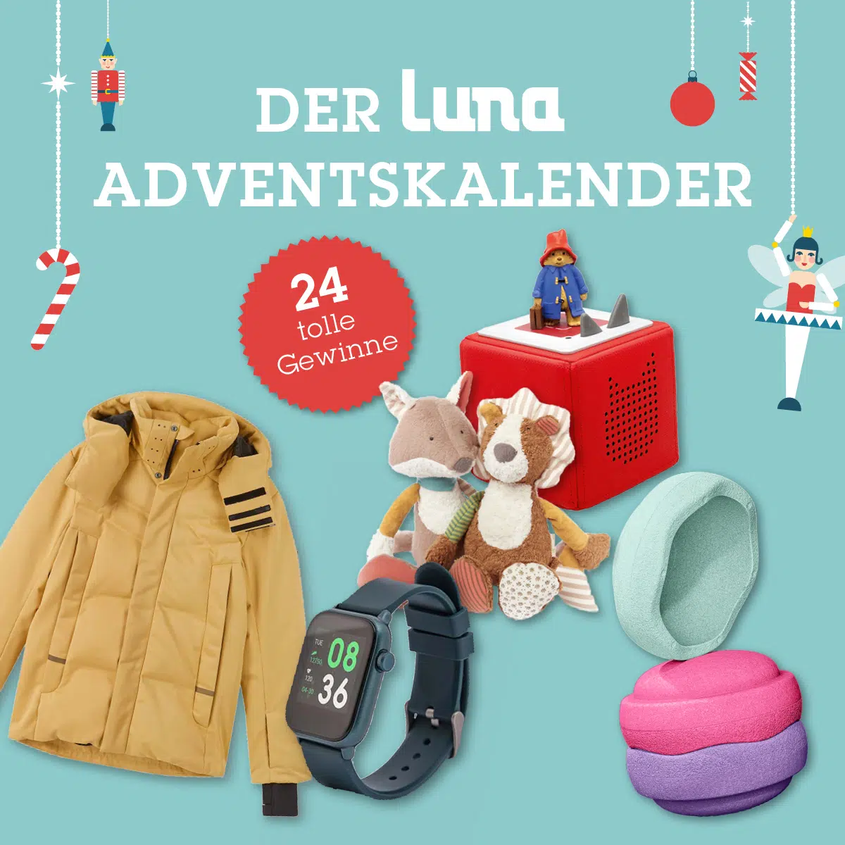 Lunamag-Adventskalender 2021: Kleidung, Deko und mehr für Familien