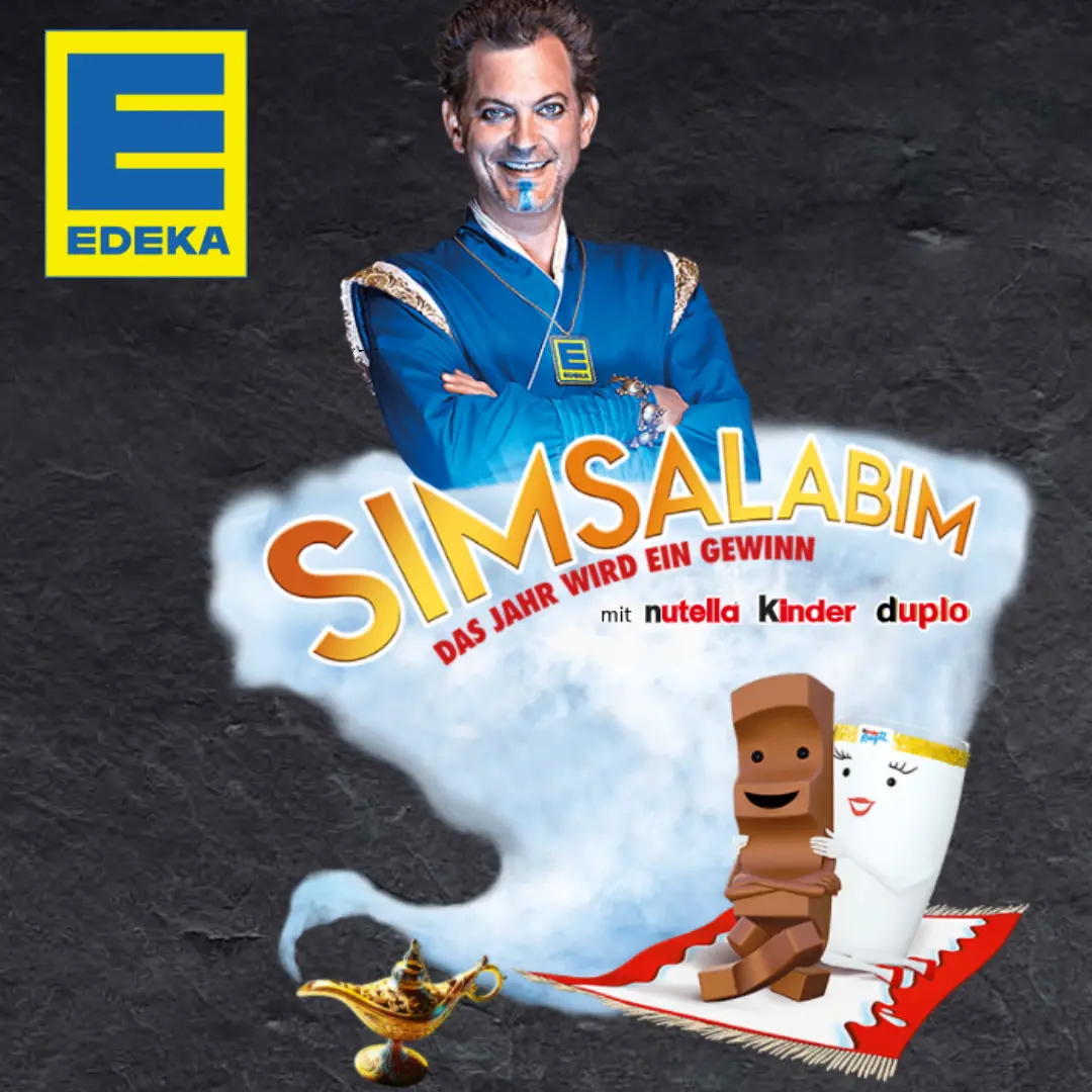 EDEKA Simsalabim: Täglich an Wunderlampe reiben & gewinnen