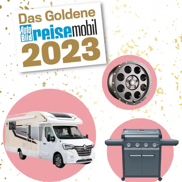 Goldenes Reisemobil 2023