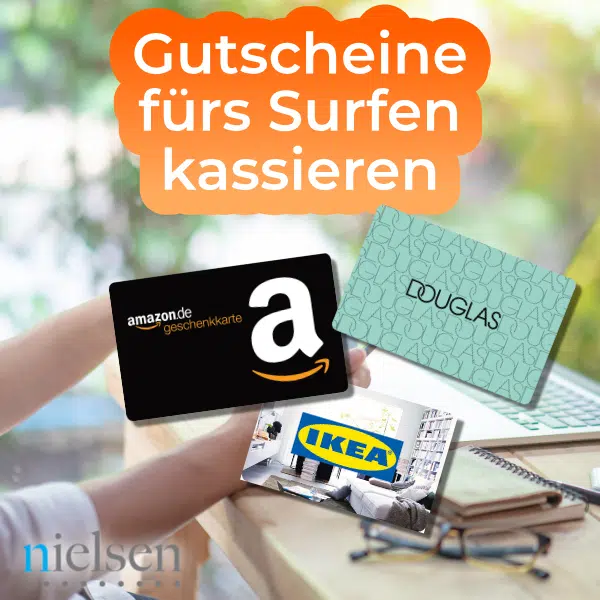 Nielsen Computer & Mobile Panel: Prämien fürs Surfen im Internet