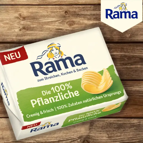 Rama Die 100% Pflanzliche gratis testen: Geld-zurück-Aktion