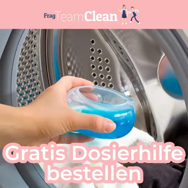 Gratis Dosierhilfe bei Henkel bestellen: für Flüssigwaschmittel und Pulver