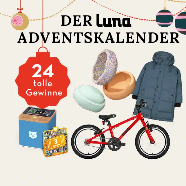 Lunamag-Adventskalender 2022: Kleidung, Deko und mehr für Familien