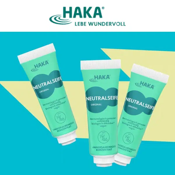 Gratis Seife: Probe von HAKA Neutralseife anfordern