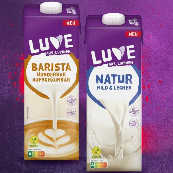 LUVE Lupinen Drink gratis testen: Barista & Natur
