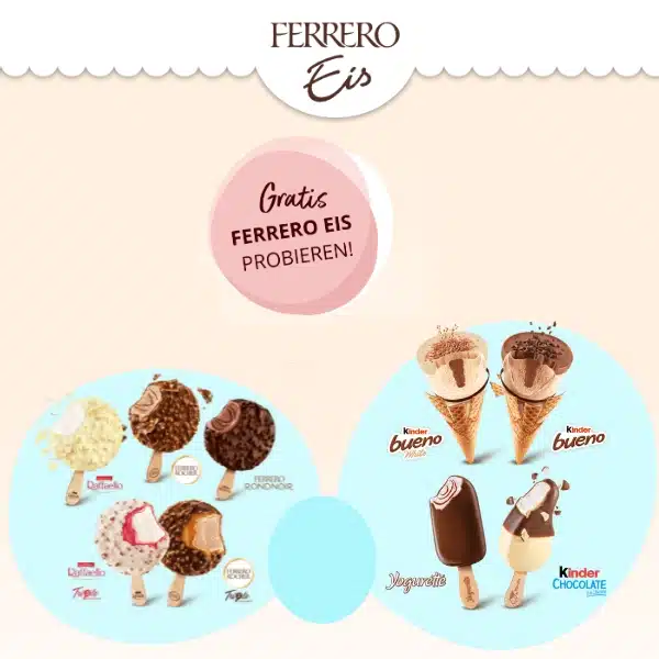 Ferrero Eis Deutschland-Tour: Gratis Eis probieren