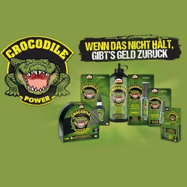 Cashback-Aktion bei Pattex: Crocodile Power gratis testen