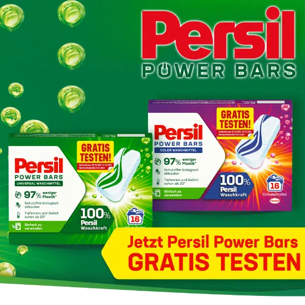 Persil Power Bars gratis testen