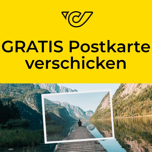 Gratis Postkarte verschicken mit der österreichischen Post