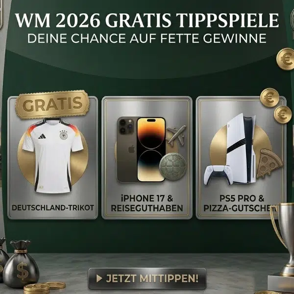 Kostenlose Tippspiele zur WM 2026 mit echten Preisen