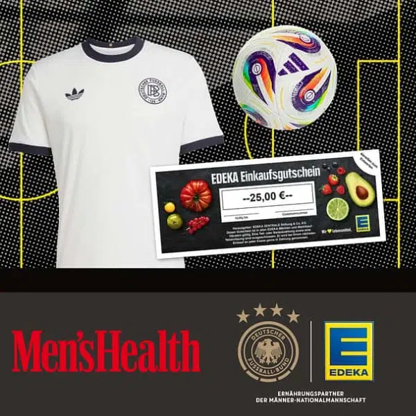 Men's Health-Gewinnspiel mit EDEKA: DFB-Fanpaket absahnen