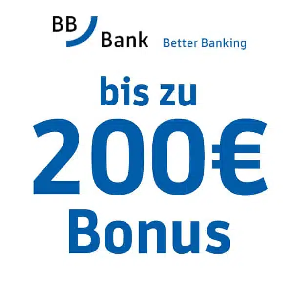 200€ Bonus für gratis BBBank-Girokonto