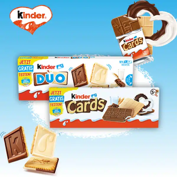 kinder Cards gratis testen: Geld-zurück-Aktion