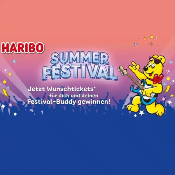 HARIBO Summer Festival: Aktionsdose kaufen & Tickets gewinnen