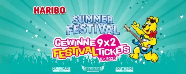 HARIBO Summer Festival: Festival-Tickets gewinnen