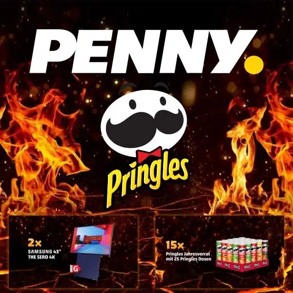 Pringles-Gewinnspiel bei Penny: TV & Jahresvorrat abräumen