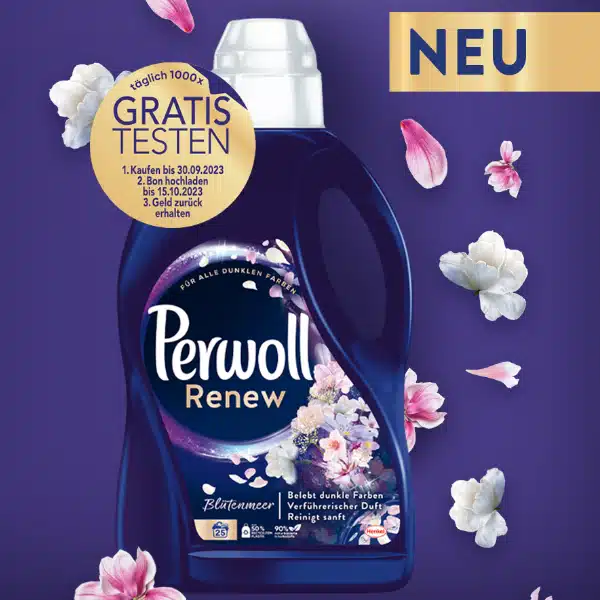 Perwoll Renew Blütenmeer gratis testen - Kostenlos.de
