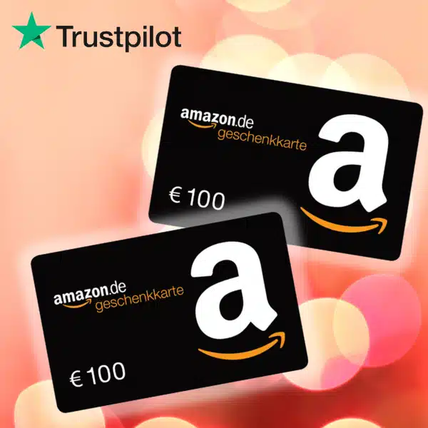 Bewertet uns auf Trustpilot & gewinnt einen 100€ Amazon-Gutschein