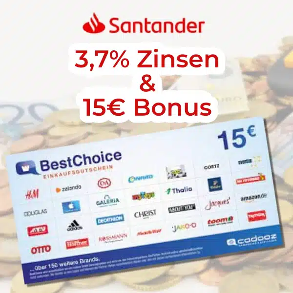 Geld Management Konto Santander Zinsen