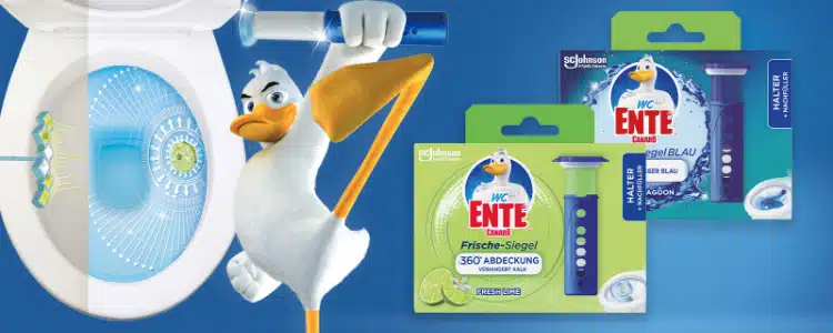 WC Ente Frische-Siegel gratis testen: Geld-zurück-Aktion