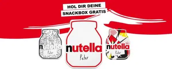 nutella: Code eingeben & Snackbox sichern