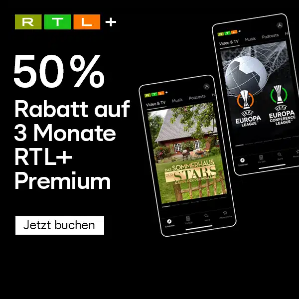 RTL+ Angebot: 3 Monate lang für nur 9,99€ nutzen