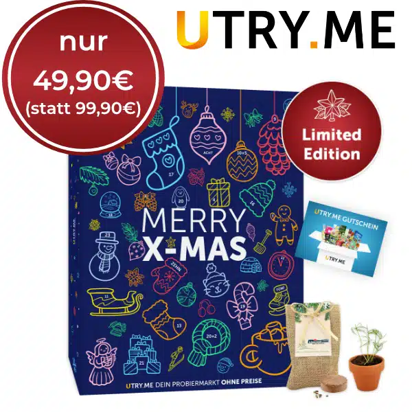 XL-Adventskalender von UTRY.ME für nur 49,90€ (statt 99,90€)