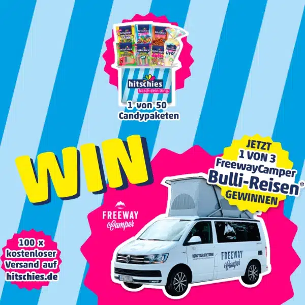 Hitschler-Gewinnspiel: Bulli Reise gewinnen