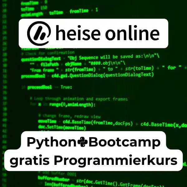 Gratis Python Bootcamp von heise