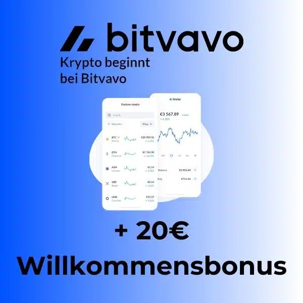 📈 Bitvavo – jetzt mit einem 20€ Willkommensbonus! - Kostenlos.de