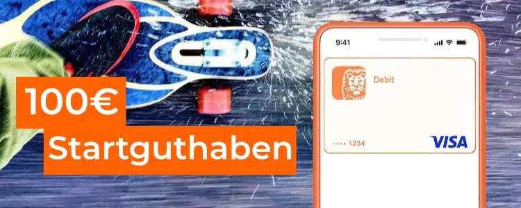100€ Startguthabe für ING Girokonto