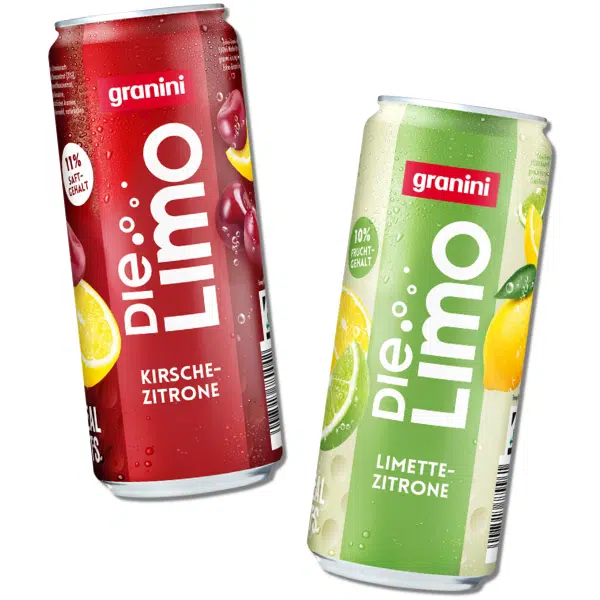 Die Limo von granini in der Dose gratis testen