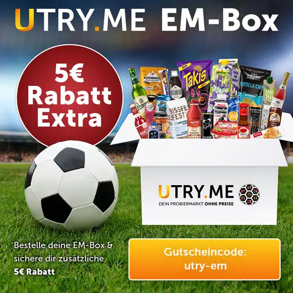 EM-Box von UTRY.me mit 5€ Rabatt