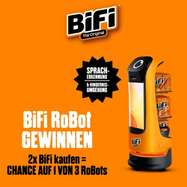 BiFi-Gewinnspiel: Serviceroboter abräumen