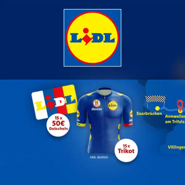Lidl Deutschland Tour-Gewinnspiel: Chance auf 50€ Gutschein