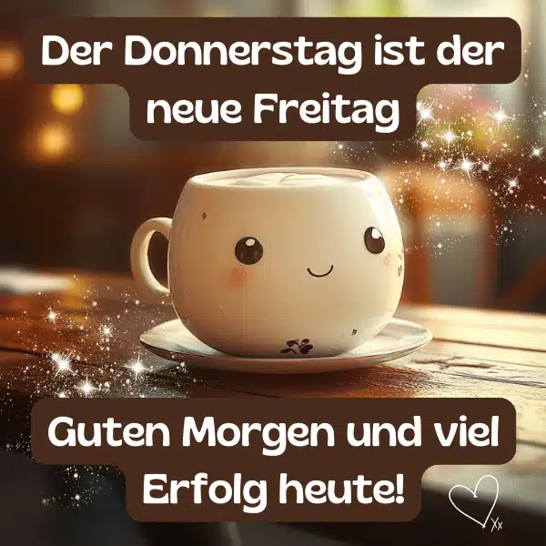 Kostenlose Guten Morgen-Bilder zum Donnerstag