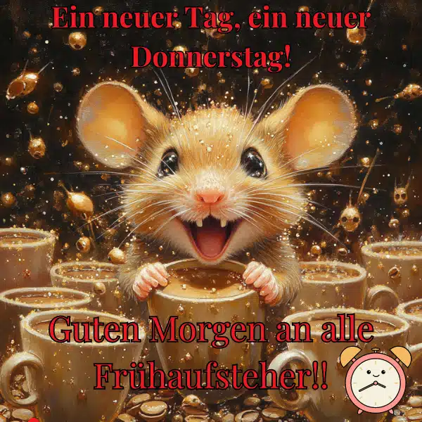 Kostenlose Guten Morgen-Bilder zum Donnerstag