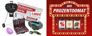 toom Prozentoomat: Täglich spielen & gewinnen