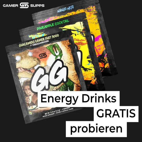 Gratis Energy Drinks: GG Gamer Supps gratis probieren
