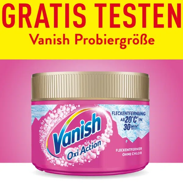 Vanish gratis testen