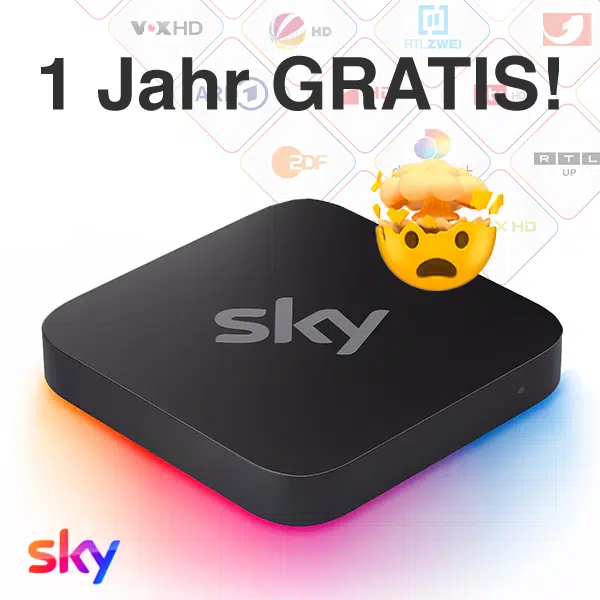 Sky TV für 1 Jahr gratis nutzen