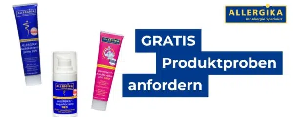 Allergika® verschickt gratis Produktproben