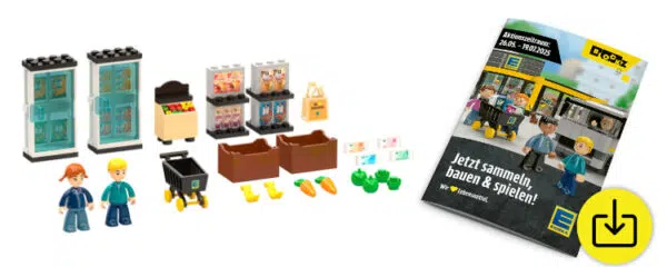 Edeka Sammel-Aktion: BLOCKZ Baustein-Sets