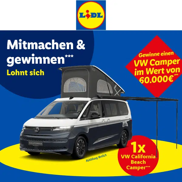 Lidl Gewinnspiel Wohnmobil 2023