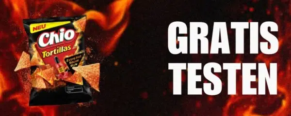 Chio Tortillas Extra Hot Sauce Style gratis testen