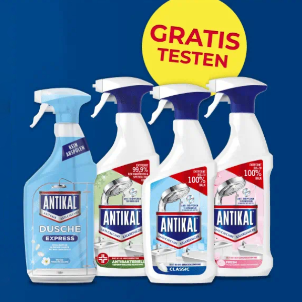 Antikal gratis testen: 100% Cashback