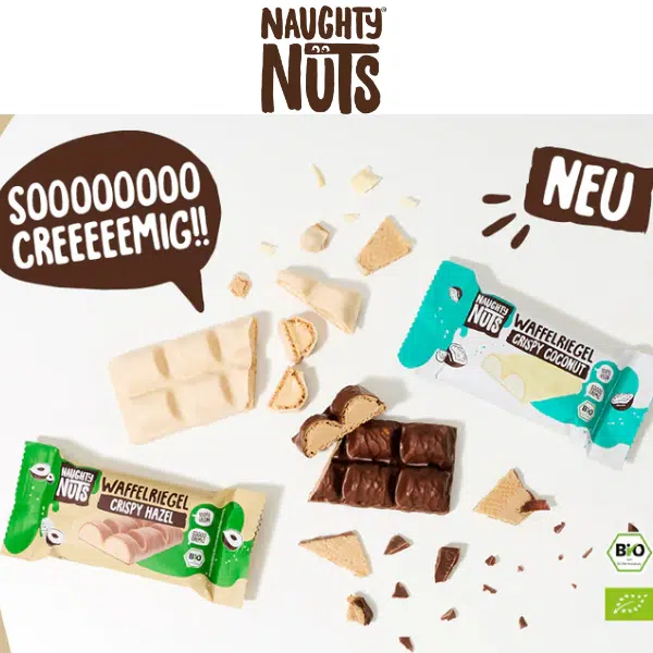 Naughty Nuts-Riegel gratis testen