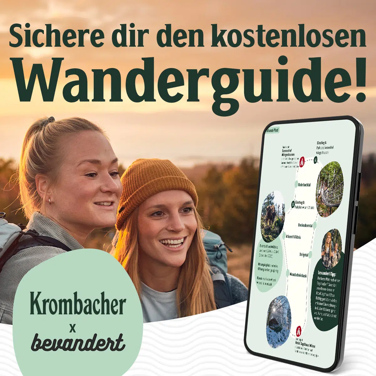 Gratis Wanderguide bei Krombacher sichern